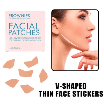 144Pcs Women Forehead Wrinkle Face Lift Tape Thin Face Sticker Anti ...