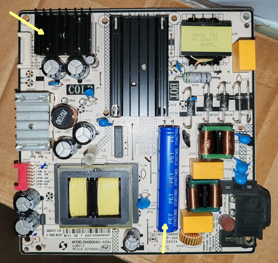 DLBB513 SHG6004C-101H SGH6004C32-101H 81-PBE055-H4C32A LED TV constant ...