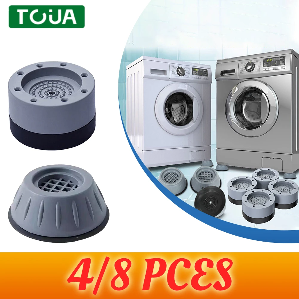 4-8Pcs-Universal-Washing-Machine-Anti-Vibration-Pads-Rubber-Feet-Legs ...