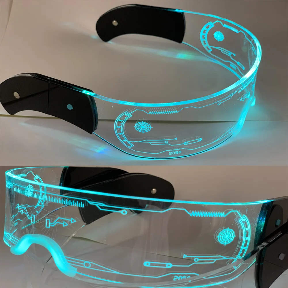 Led Light Up Glasses Technology Sense Glasses Disco Sunglasses For Bar ...