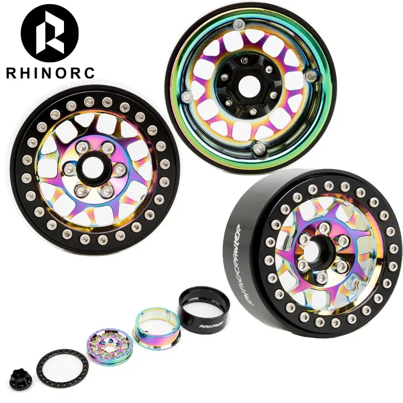Rhino-Aluminum-1-9-Inch-Rainbow-Beadlock-Wheel-Rim-For-1-10-RC-Crawler ...