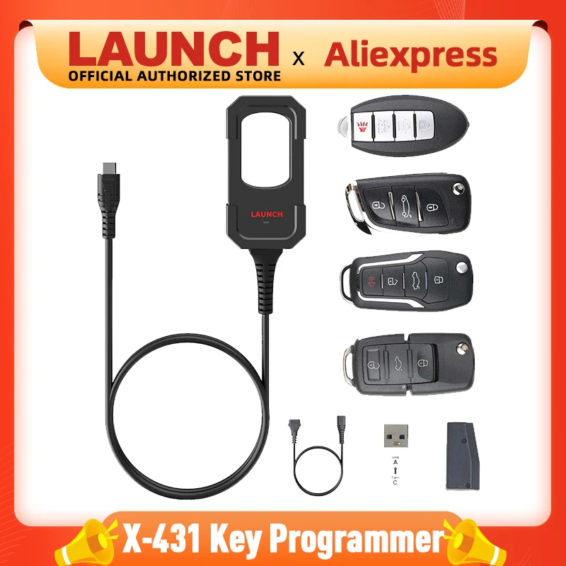 LAUNCH-X431-Key-Programmer-with-4-Smart-Keys-Programming-Tool-working ...