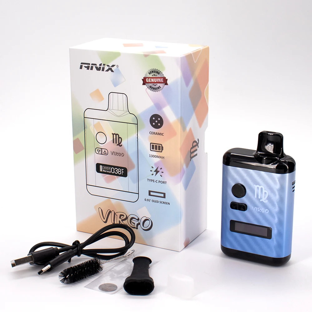 Dry-Herb-Herbal-ANIX-VIRGO-Vaporizer-Vape-Temperature-Control-Tobacco-Vape-Pen-1300mah-Battery ...