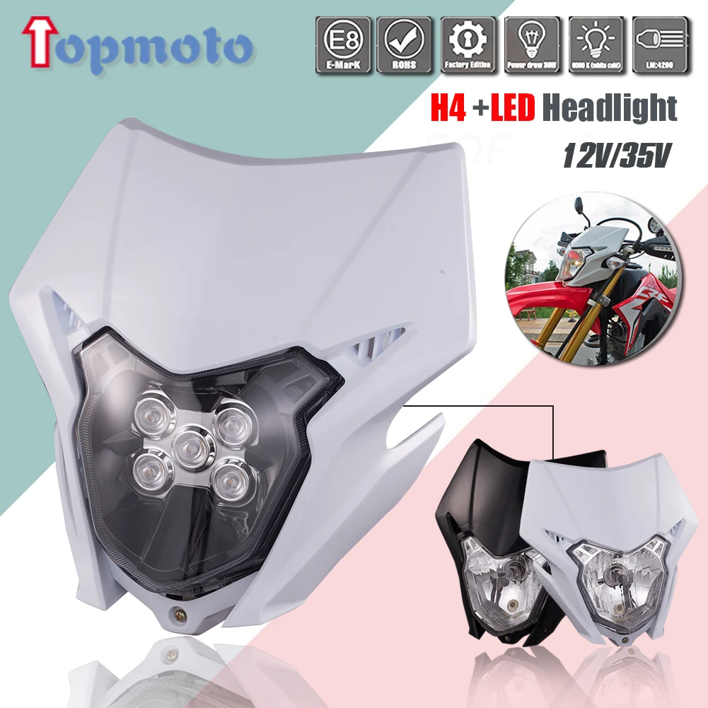 Faro-anteriore-a-LED-per-moto-faro-anteriore-Supermoto-carenatura-per ...