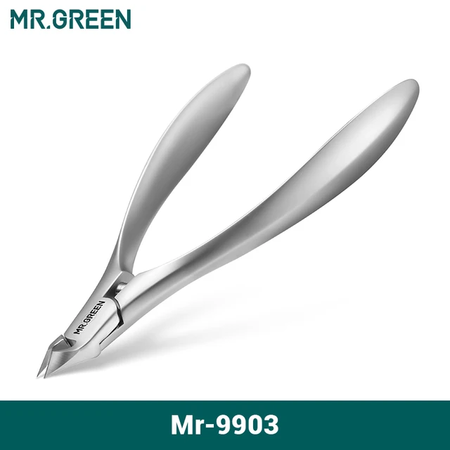 MR.GREEN Cuticle Nippers Innovate Cuticle Scissors Built-In Spring ...