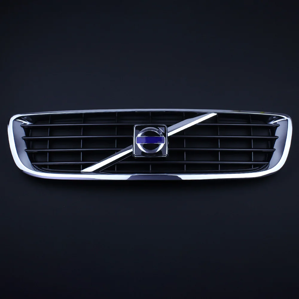 Kare logo ön tampon ızgarası radyatör VOLVO S40 V50 2008 2009 2010 2011 ...