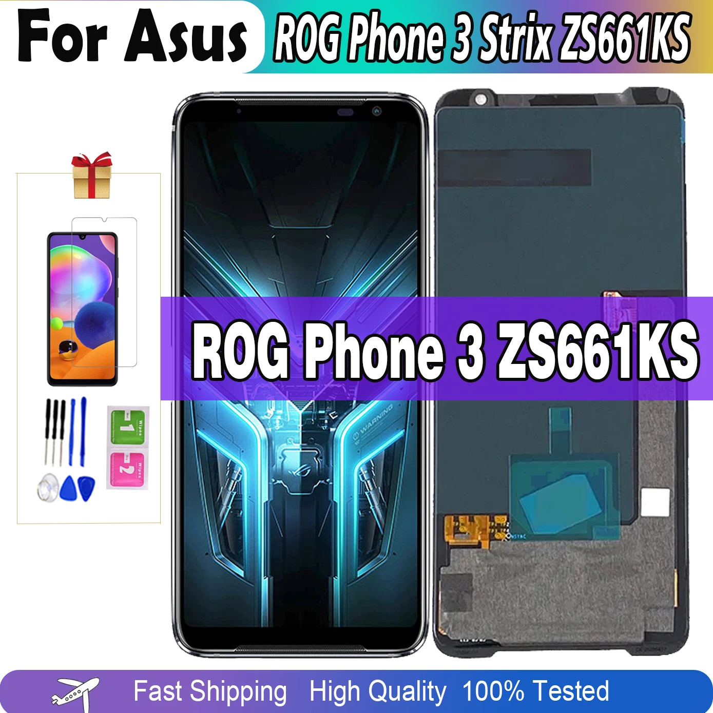 Repair-6-59-AMOLED-Original-For-ASUS-ROG-3-I003D-I003DD-For-Asus-ROG ...