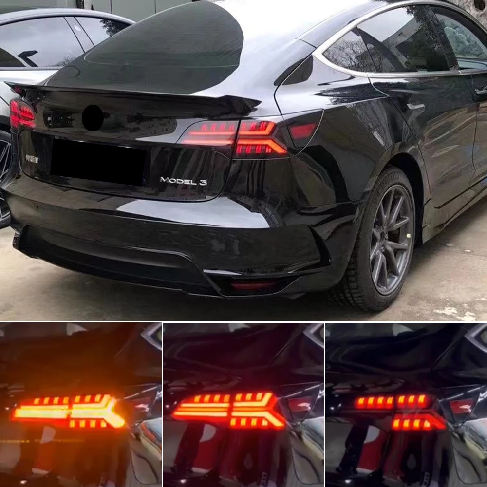 Car-Styling-Tail-Lamp-For-Tesla-Model-3-Model-Y-2016-2022-Tail-Lights ...