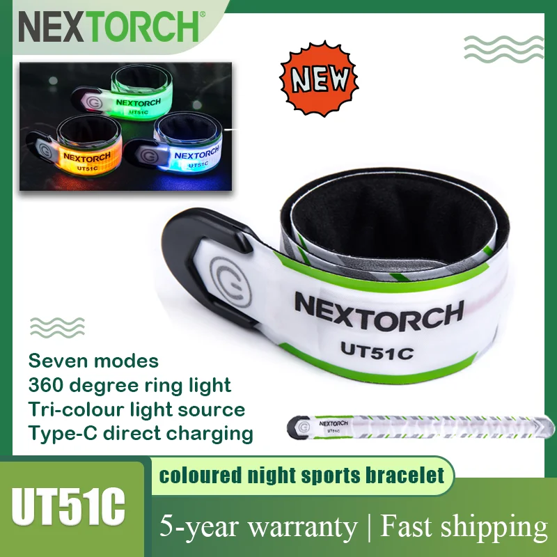 NEXTORCH-pulsera-deportiva-multicolor-recargable-UT51C-brazalete-con ...