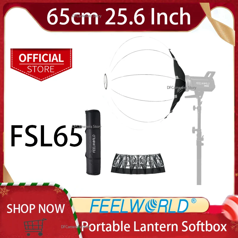 FEELWORLD FSL65 Portable Lantern Softbox 65cm 25.6 Inch for FL125D ...