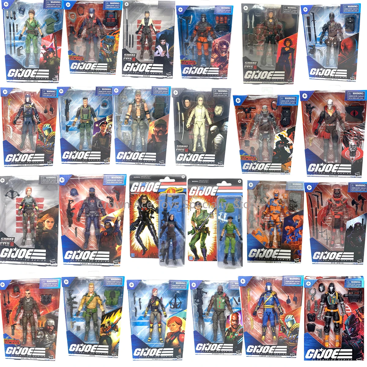 G-I-Joe-GI-JOE-Classified-Series-BARONESS-SCARLETT-BARBECUE-COBRA-VIPER ...