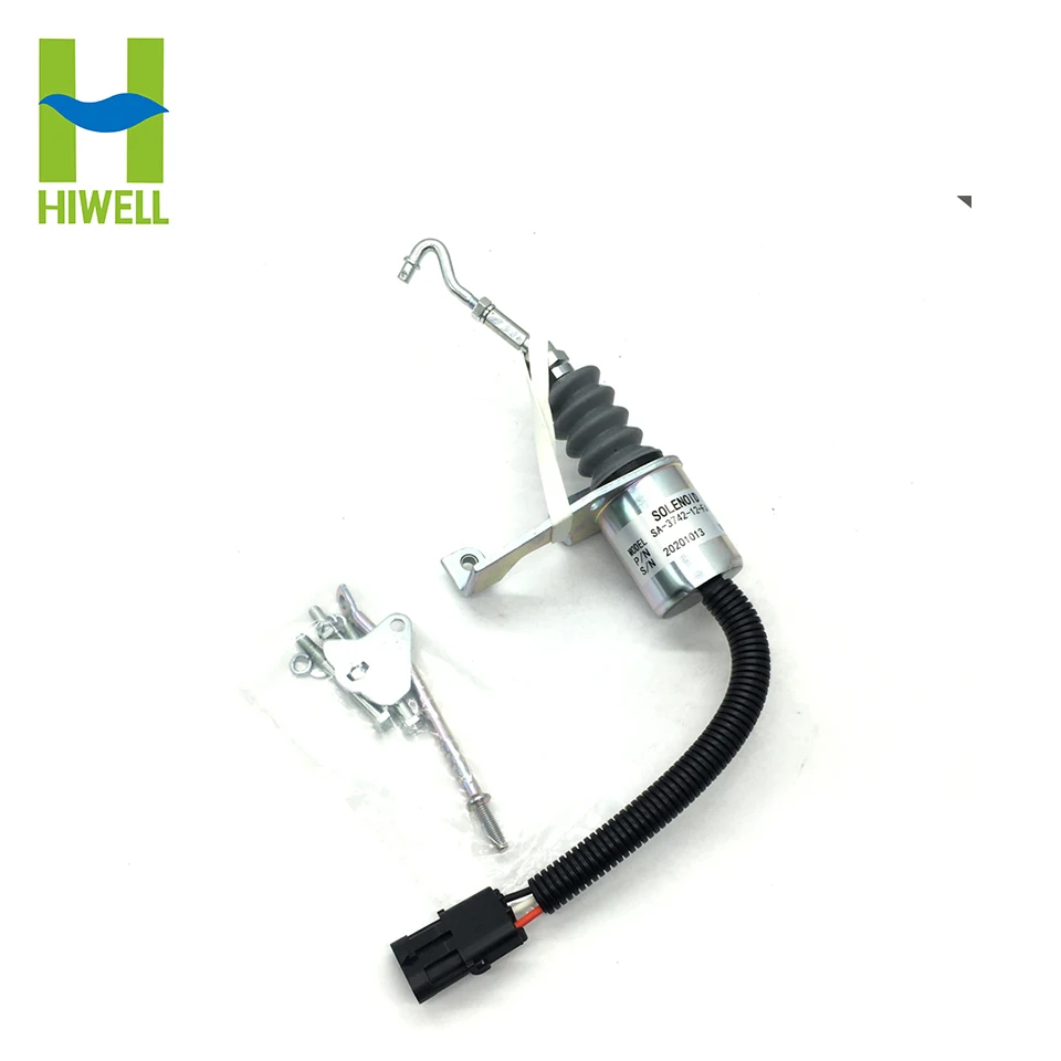 SA-3742-12V-Left-Mounted-Shutoff-Stop-Solenoid-Valve-Shutdown-Solenoid ...