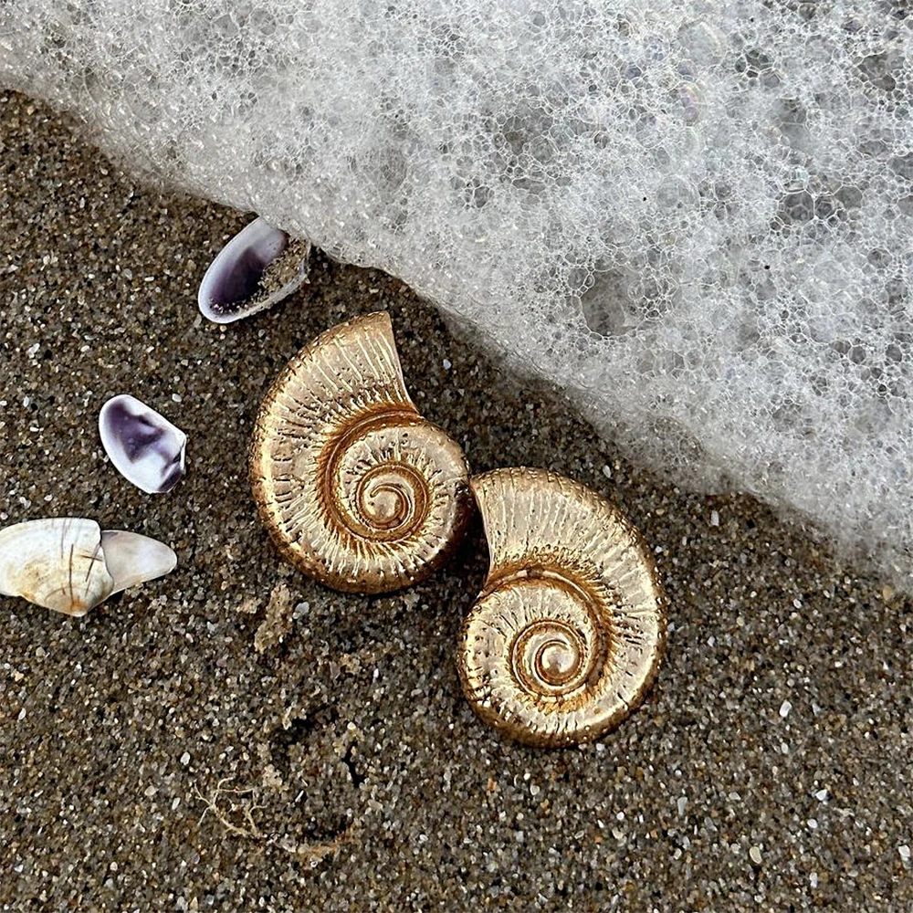 New-Design-Conch-Shaped-za-Earrings-For-Women-Girls-Simple-Geometry ...