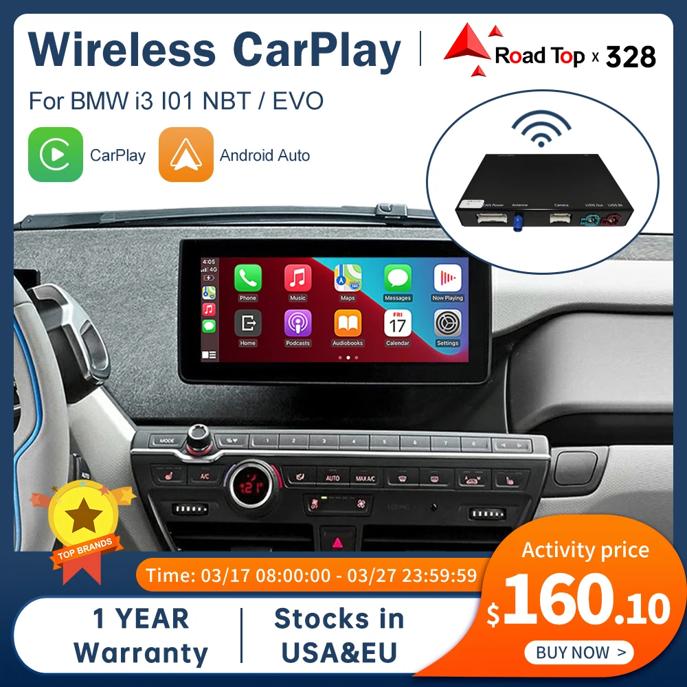 Wireless-CarPlay-Android-Auto-Interface-for-BMW-i3-I01-NBT-EVO-System ...