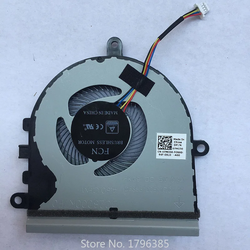 New-CPU-Cooling-Fan-for-Dell-Inspiron-15-5570-5575-3583-3584-P75F ...