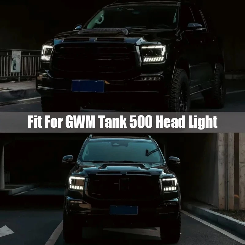 Front-Head-Light-Suitable-for-GWM-Tank-500-Headlight-Modification-Laser ...
