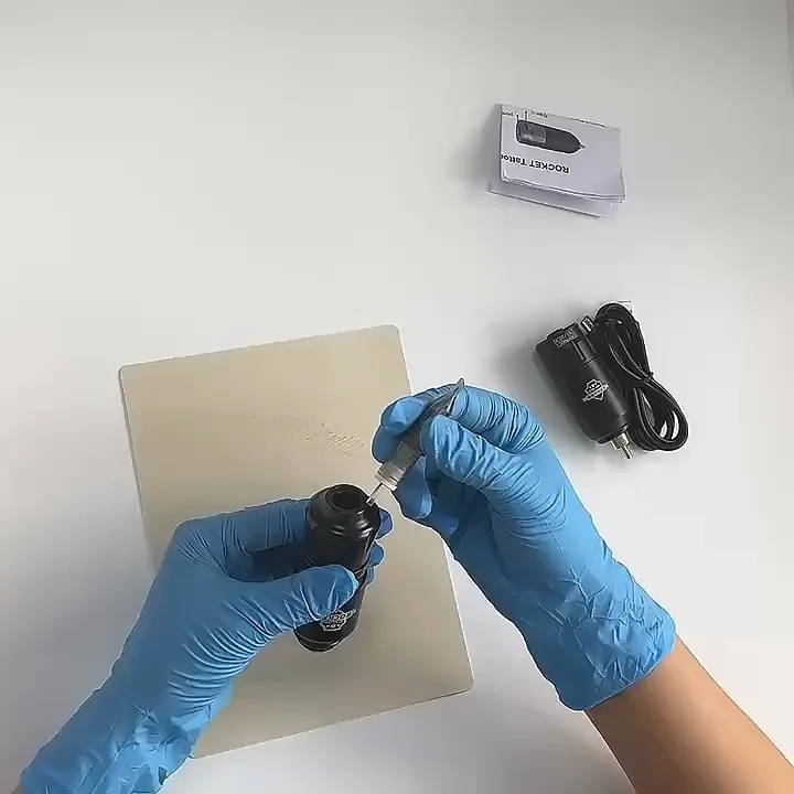 Tattoo Machine Kit Rotary Motor Tattoo Pen Tattoo Power Supply 5RM/5RL ...