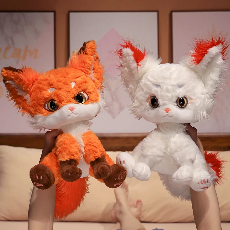 35-55cm-Cute-Plush-Fox-Stuffed-Animal-Toy-Cartoon-Kawaii-Fox-Plushie ...