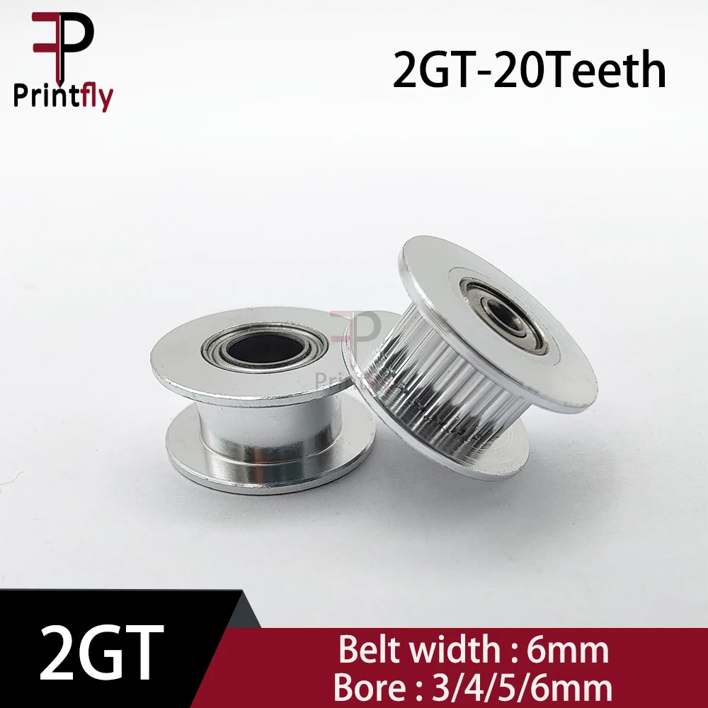 Printfly 3D Printer 2GT 20Teeth Synchronus Wheel Idler Pulley GT2 ...