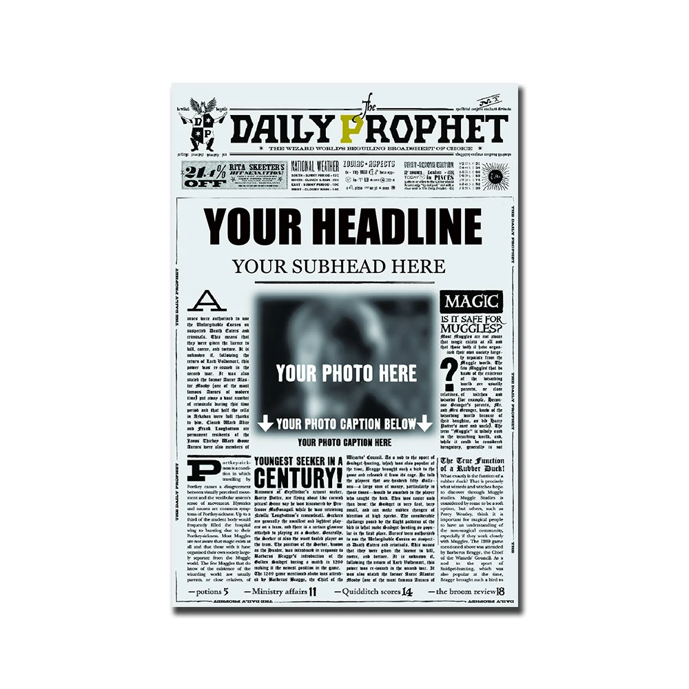 The Daily Prophet Template