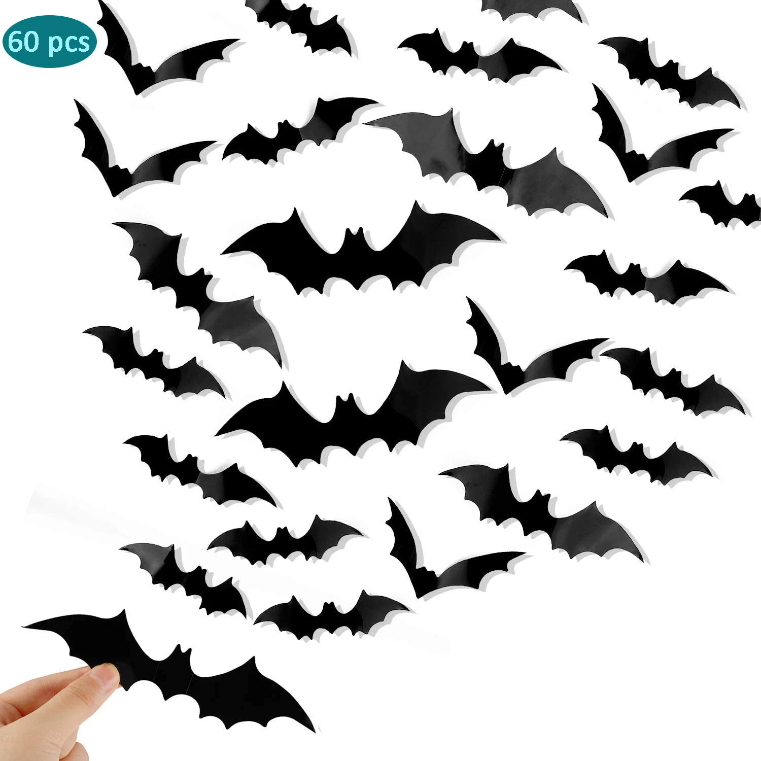Bats Wall Decor 3d Bat Halloween Decoration Bat Wall Sticker For Diy ...