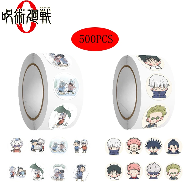 500PCS-Jujutsu-Kaisen-DIY-Stickers-Gojo-Satoru-Cartoon-Anime-Figure ...