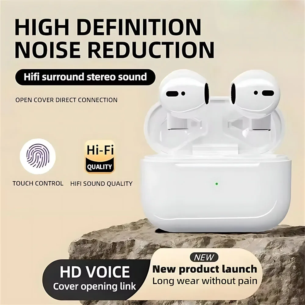 Pro 5S Bluetooth Earphone Stereo Wireless Headphone In-Ear HiFi Earbud ...