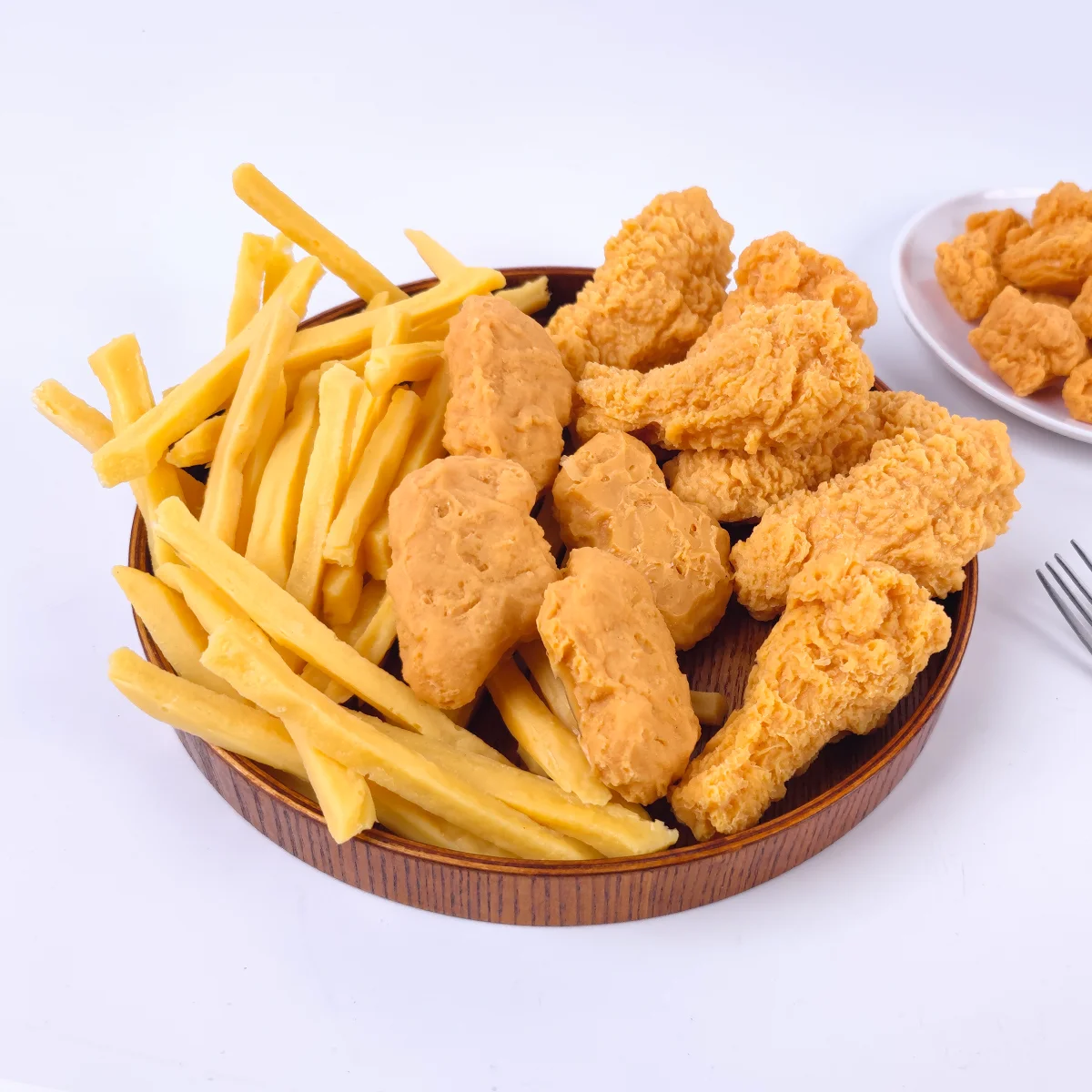 Simulation-Fried-Chicken-Model-Food-Photo-Prop-Artificial-French-Fries ...