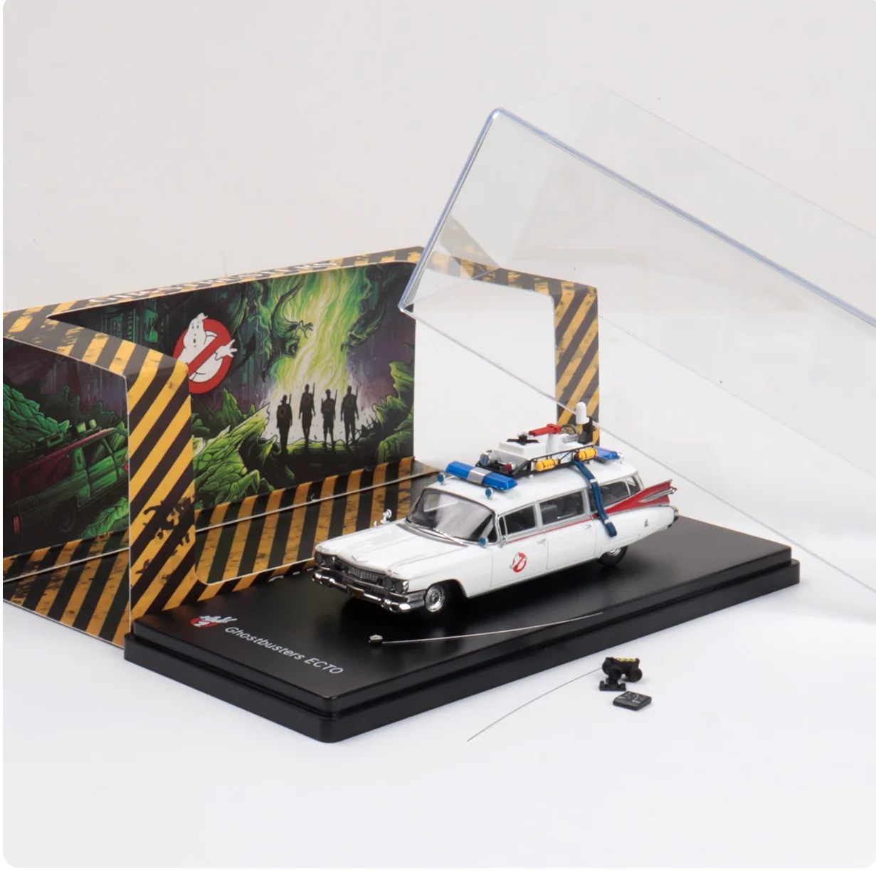 2025 Hot-Selling YS Yongsheng 1:64 Ghostbusters ECTO-1 First Generation ...