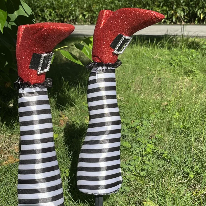 2Pcs-Halloween-Wicked-Witch-Leg-Prosthetics-Outdoor-Decoration-Yard ...