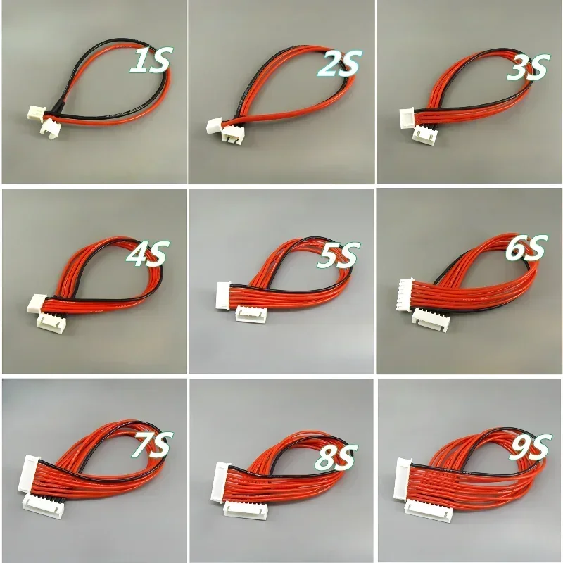 1S/2S/3S/4S/5S/6S/7S/8S/9S Battery Balance Charger Silicone Wire ...