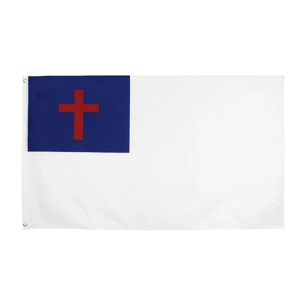 Christian Flag Waving