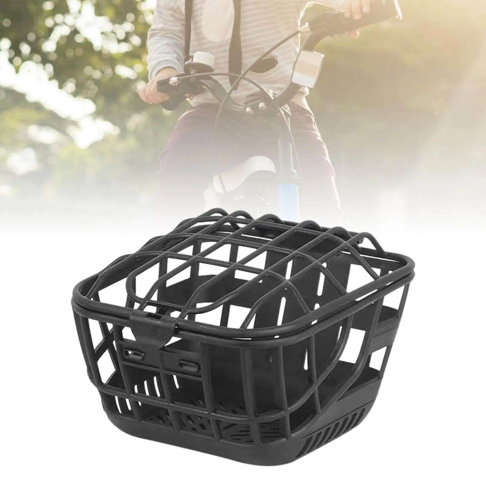Front-Bike-Basket-Durable-Bicycle-Front-Basket-Bike-Storage-Basket-with ...