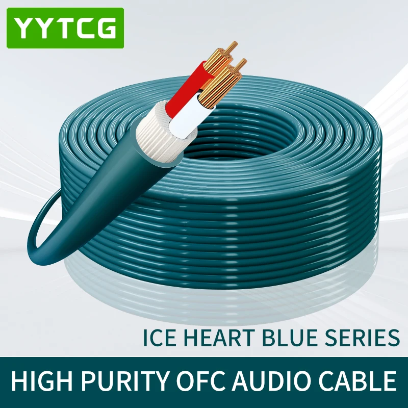YYTCG-HIFI-Audio-Cable-5N-Oxygen-Free-Copper-Speaker-Cable-For-Car ...