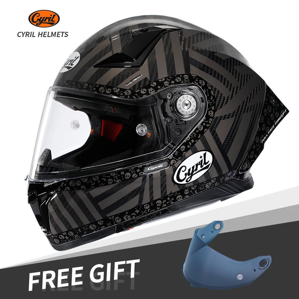 Cyril-Carbonfiber-Capacete-Motorcycle-Accessories-2024-New-Lightweight ...