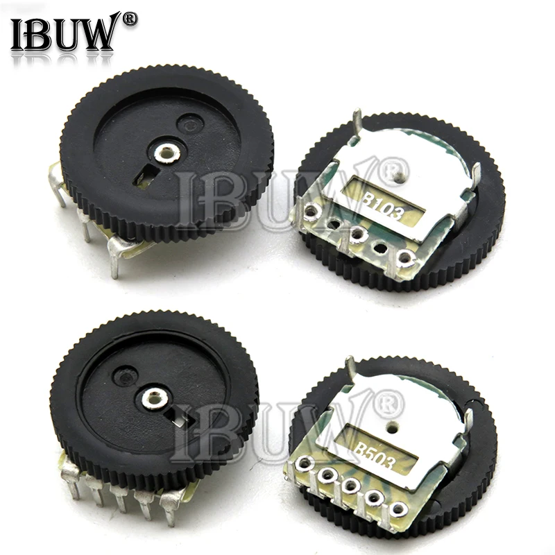 10pcs-Double-Gear-tuning-potentiometer-B102-B103-B203-B503-B1K-B10K ...