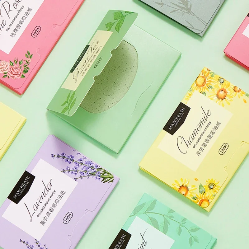 100Pcs-Face-Oil-Blotting-Paper-Protable-Face-Wipes-Facial-Cleanser-Oil ...