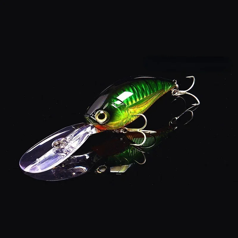 Deep Diver Crankbait Floating Wobbler Fishing Lure Topwater Big Bait ...