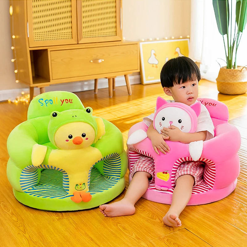 1PC-Baby-Learning-Sitting-Seat-Sofa-Cover-Cartoon-Case-Plush-Support ...