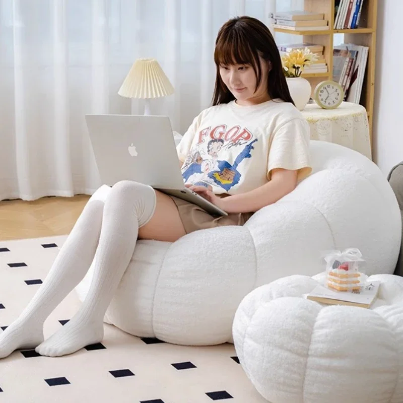 Sof-n-rdico-perezoso-con-perfilado-de-calabaza-Tatami-balc-n-una-sola-persona-respaldo ...