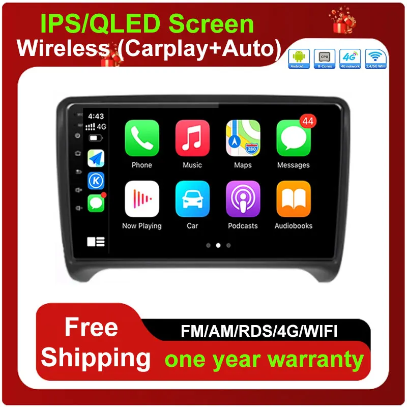 Android-Auto-Stereo-for-AUDI-TT-MK2-2006-2014-4G-Radio-GPS-Navigation ...