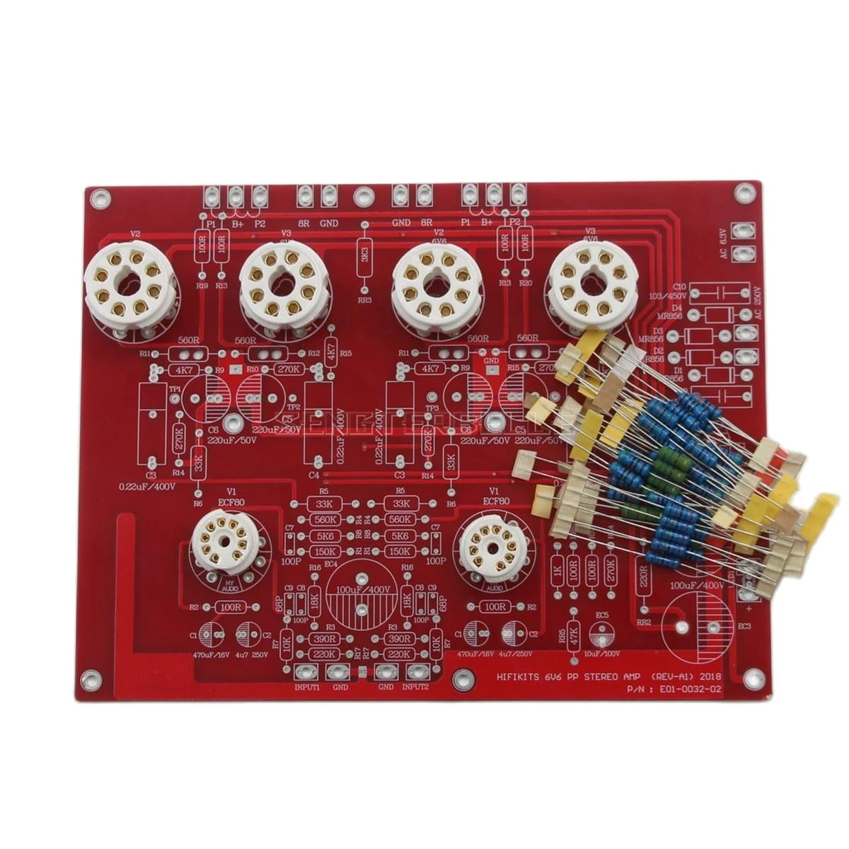 6V6 Push Pull Audio Amplifier PCB HiFi Stereo Tube Amp Board|Circuits| - AliExpress