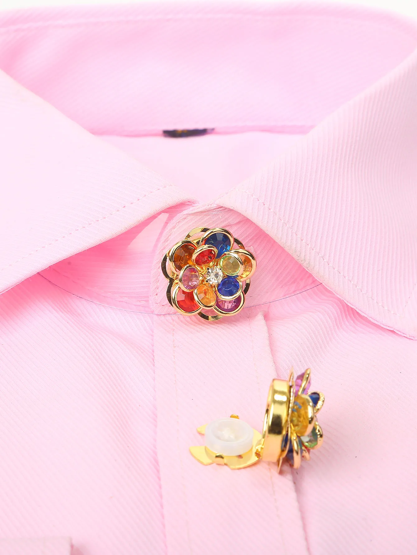 2pcs-set-Flowers-Button-Covers-for-Shirt-Cufflinks-Cute-Fashion-Jewelry ...