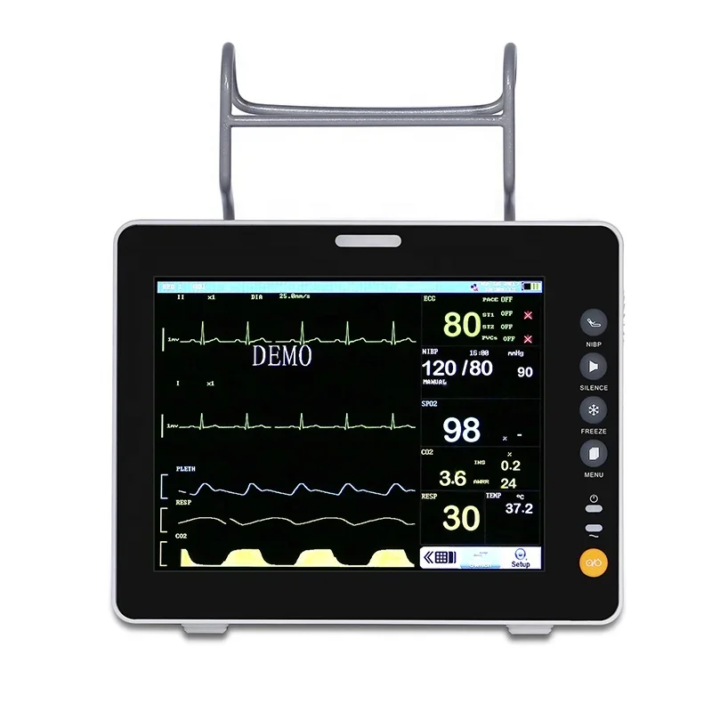 8-Inch-5-Para-Medical-Hospital-Multi-Parameter-Patient-Monitor-Portable ...