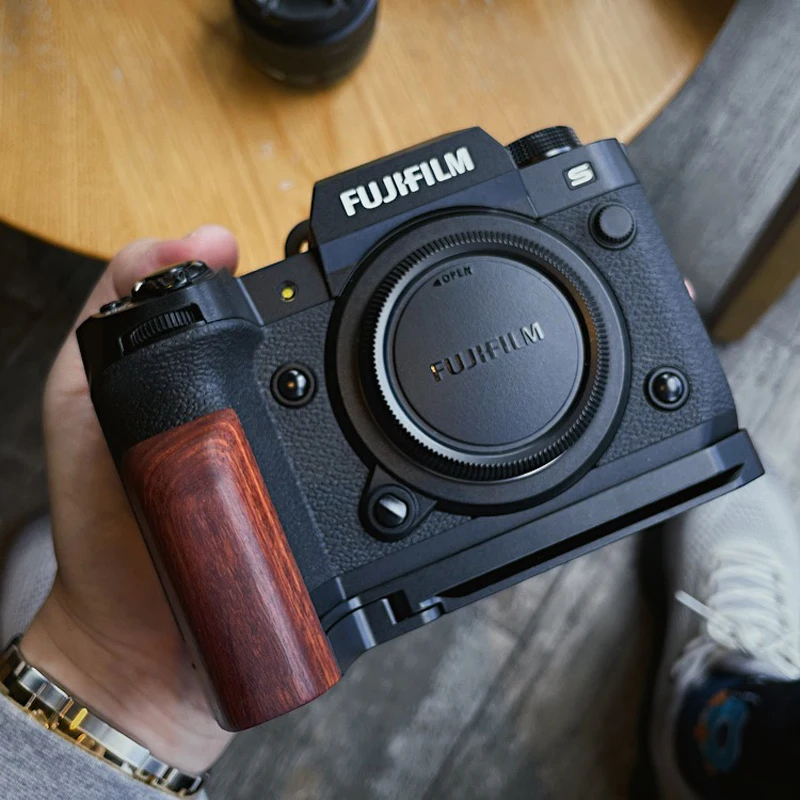 Roadfisher-Camera-Madeira-Rosewood-Walnut-Ebony-Finger-Hand-Grip-Handle ...
