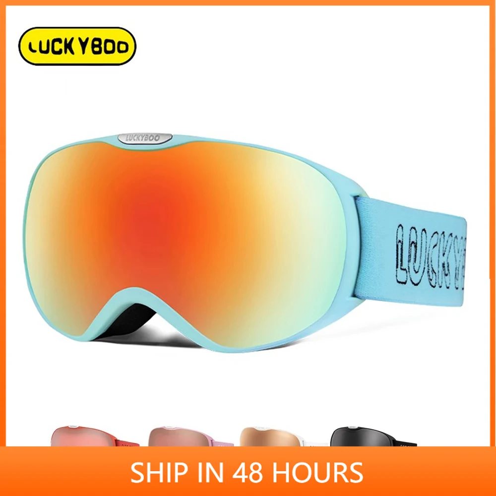 LUCKYBOO-Kids-Ski-Goggles-Double-Anti-fog-Children-3-8-Years-Old ...