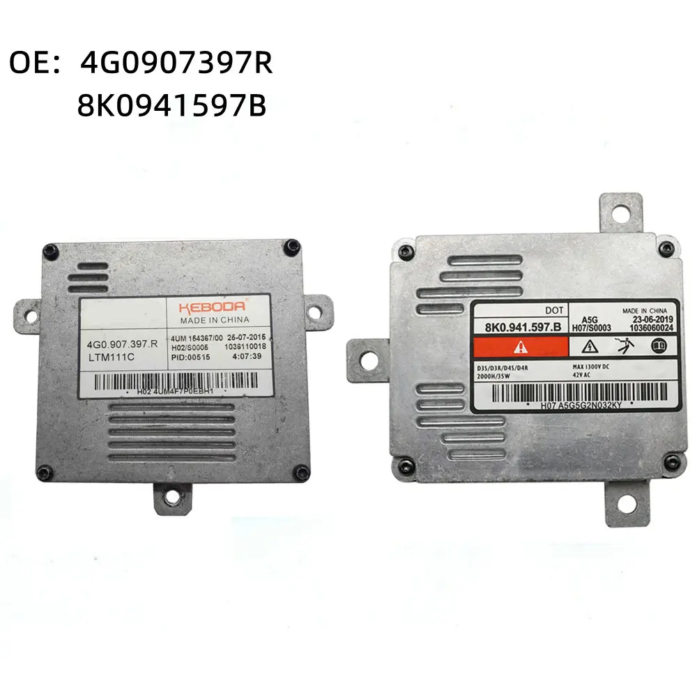 2X Original Headlight HID Ballast Driver Module OE# 4G0907397R ...