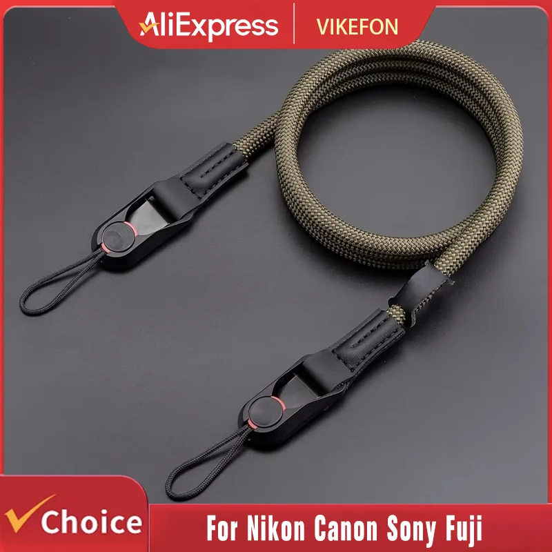 Quick Release Round Rope Camera Strap Fast Detachable Shoulder Strap ...