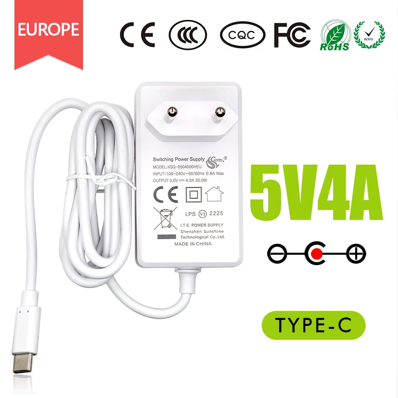 Orange Pi 5v4a Type-c Eu Power Supply, Multiple Circuit Protection ...