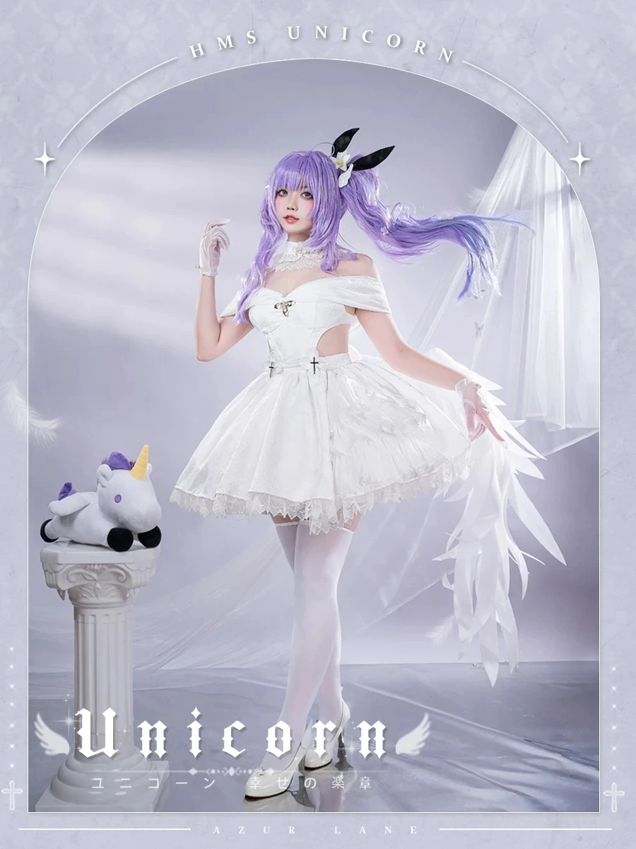 Carrie-Cos-Azur-Lane-HMS-Unicorn-The-Symphony-Of-Happiness-Game-Suit-Elegant-Dress-Cosplay ...
